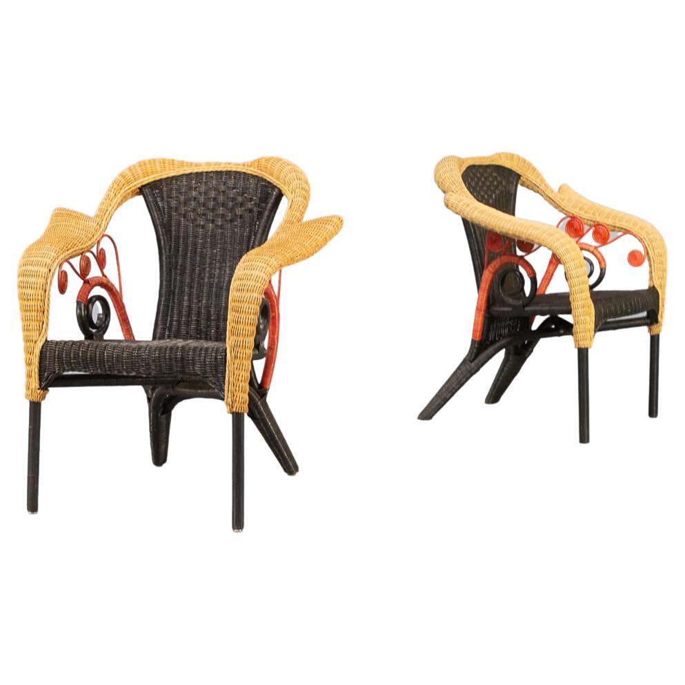Borek Sipek, "Jansky" Chairs for Driade, Italy, 1980s at 1stDibs