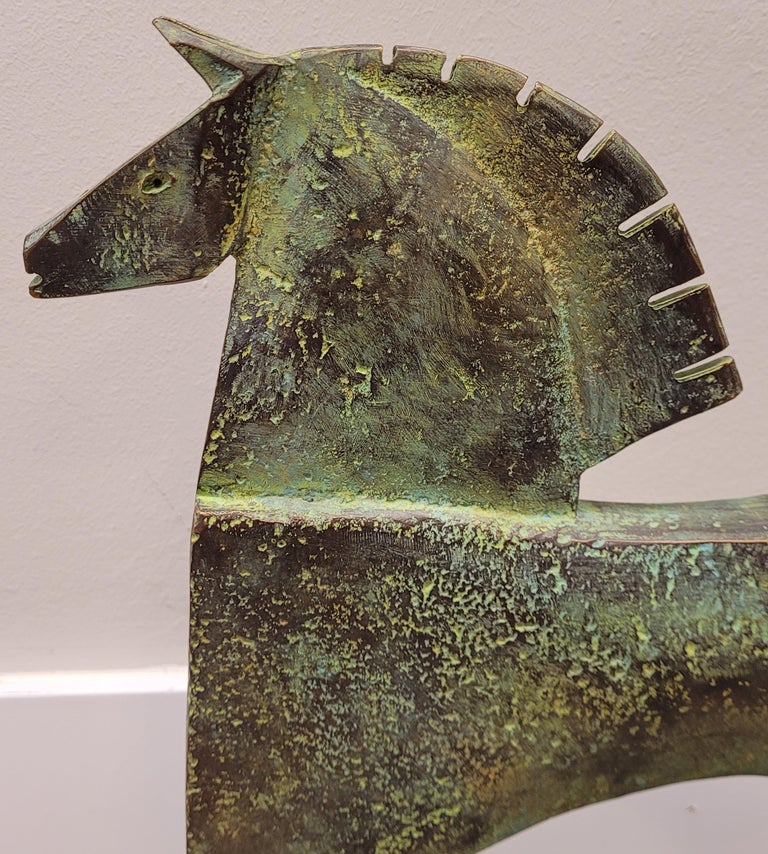 80s Carlos Mata Bronze Patinated Horse Sculpture, Animal Sculpture ...