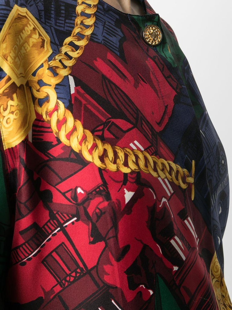 80s Céline Vintage Silk Shirt at 1stDibs