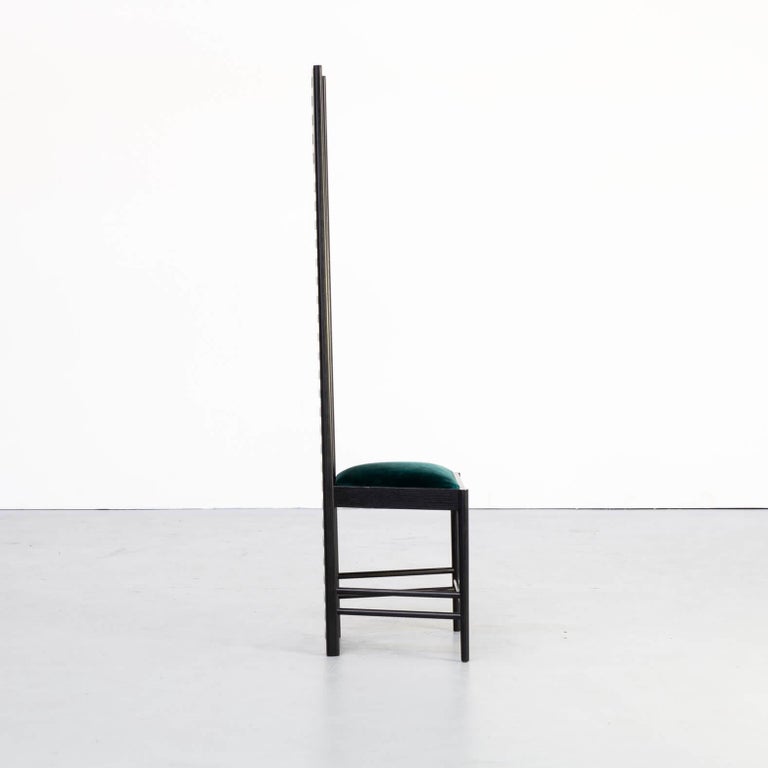 1980s C.R. Mackintosh Chair for Cassina First Edition For Sale at 1stDibs