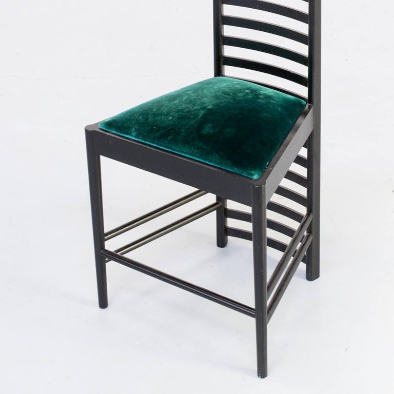 1980s C.R. Mackintosh Chair for Cassina First Edition For Sale at 1stDibs