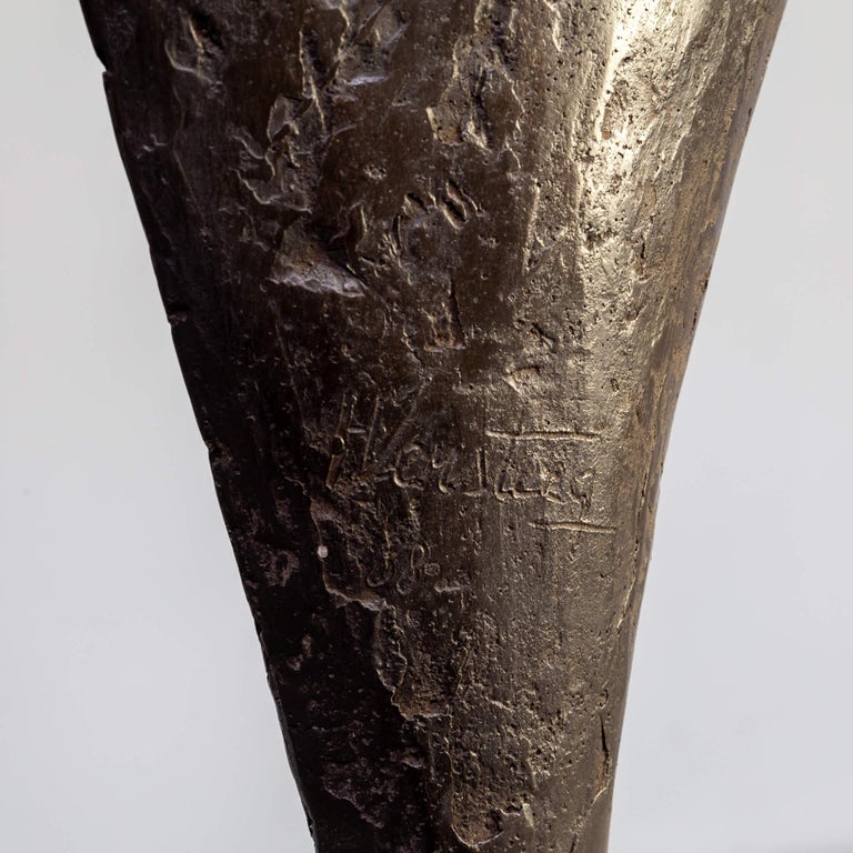 80s Hans Versteeg Brass and Bronze Artwork Called “Toenadering’ For ...