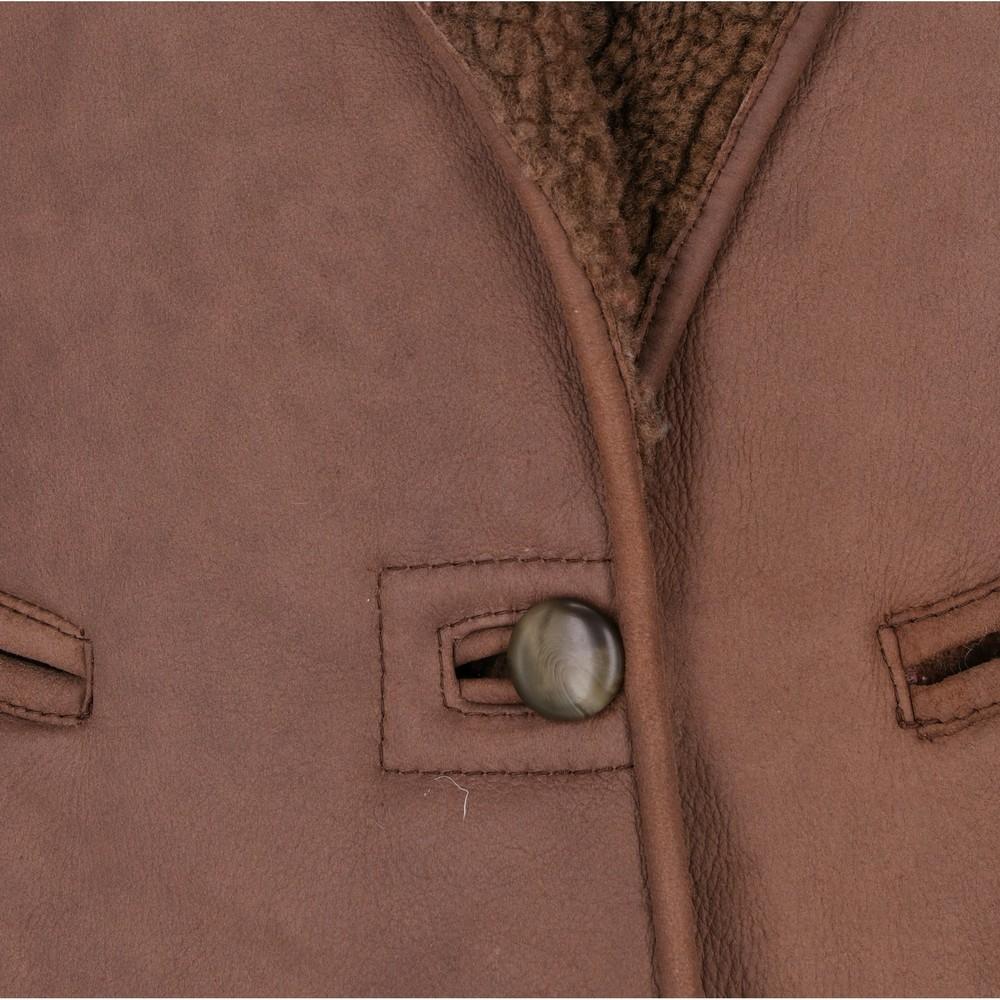 80s Iceberg brown sheepskin vest at 1stDibs | iceberg vest