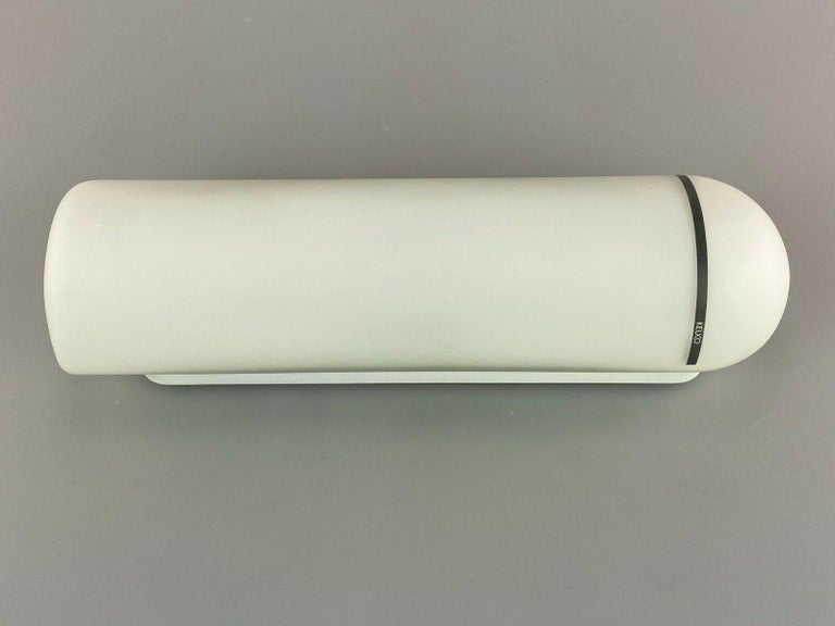 80s Lamp Light Wall Lamp Wall Light Opal Glass White Metal Design For ...