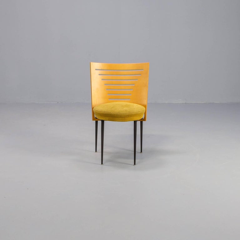80s Mazairac and Boonzaaijer ‘Harmonica’ Dining Chair for Castelijn Set ...