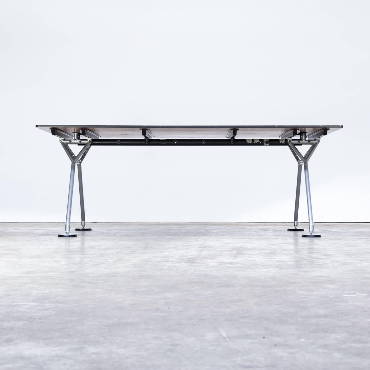 1980s Norman Foster Office Table for Tecno For Sale at 1stDibs