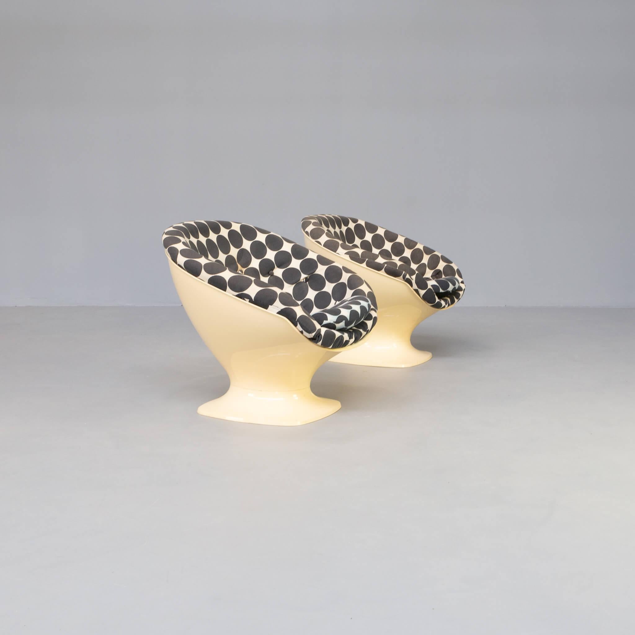 80s Raphael Raffel Lounge Fauteuil Set / 2 For Sale at 1stDibs