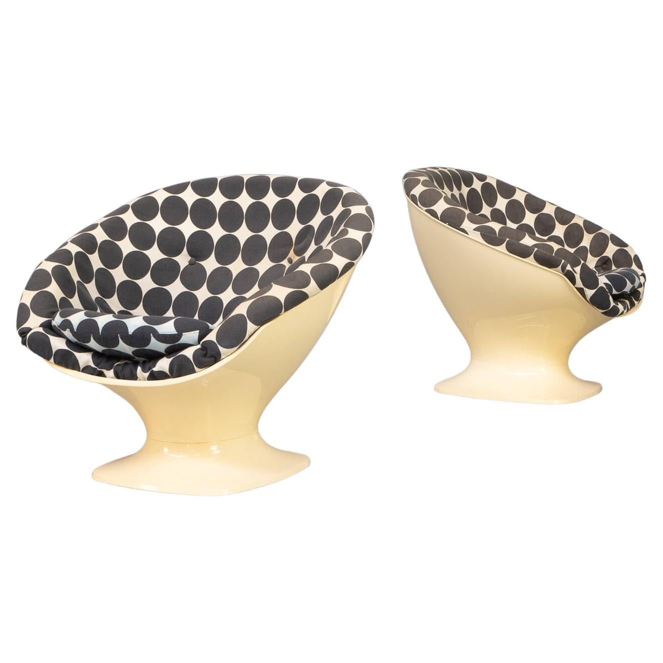 80s Raphael Raffel Lounge Fauteuil Set / 2 For Sale at 1stDibs