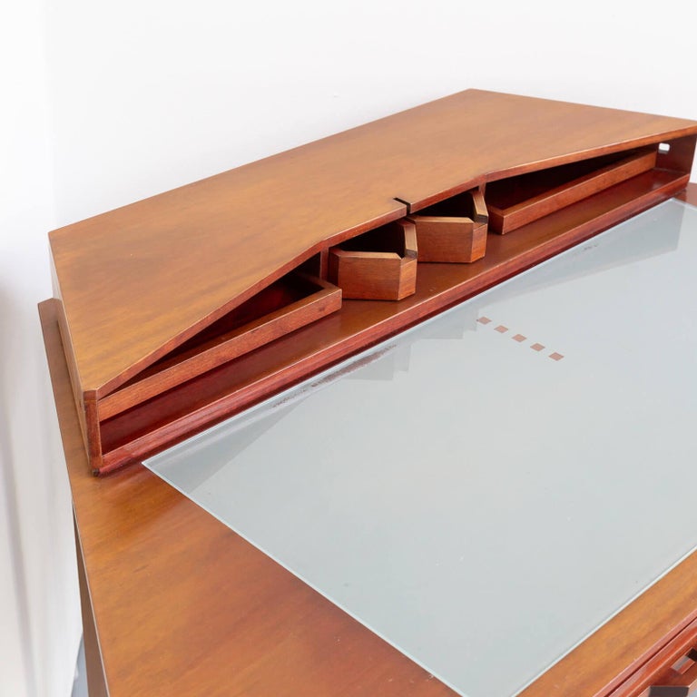80s Umberto Asnago ‘galaxy’ Writing Desk for Giorgetti at 1stDibs