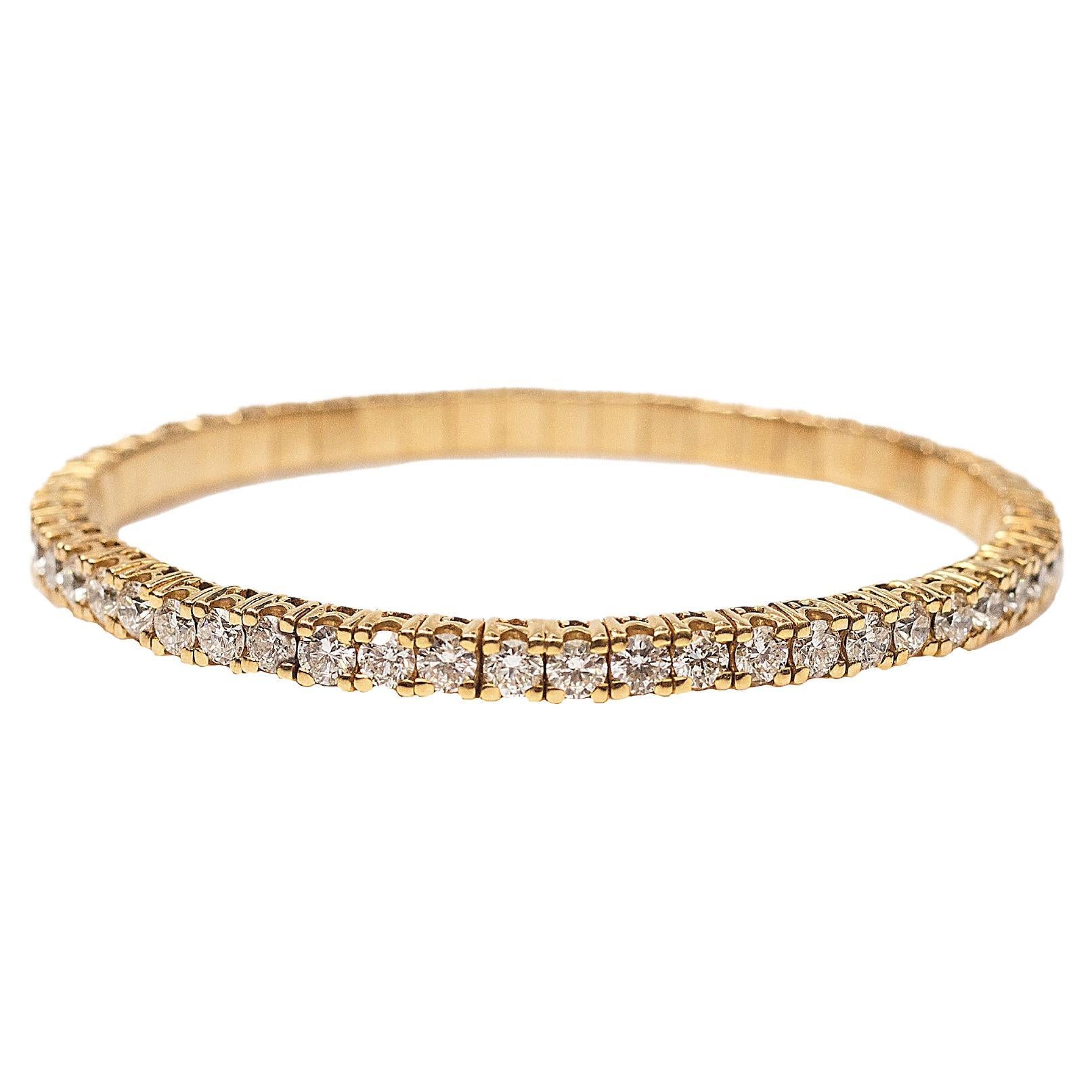 18 Karat Gold 11.21 Solitaire Fancy Yellow and White Diamond Tennis ...