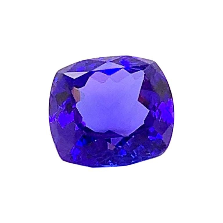 8.15 Carat Cushion Cut Tanzanite For Sale at 1stDibs