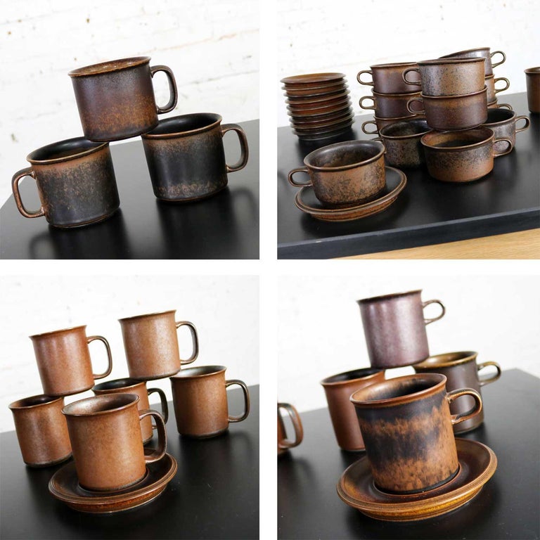 83 Pc Set Vintage Midcentury Ruska Stoneware by Ulla Procope for Arabia ...