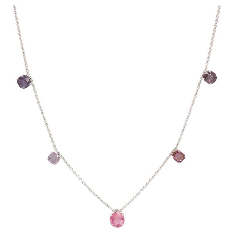 8.36 Carat Pink Spinel 18 Karat White Gold For Sale at 1stDibs