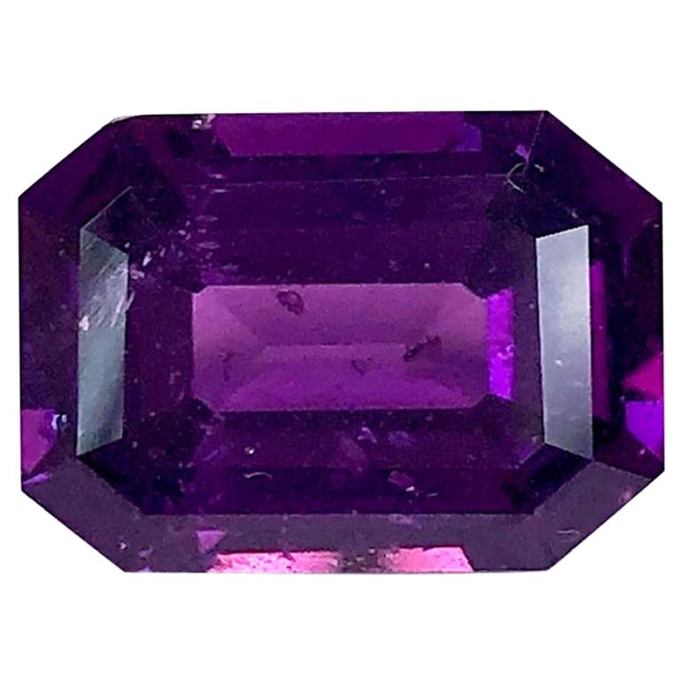 8.61 Carat Purple Sapphire Octagon, Unset Loose Gemstone, GIA Certified ...