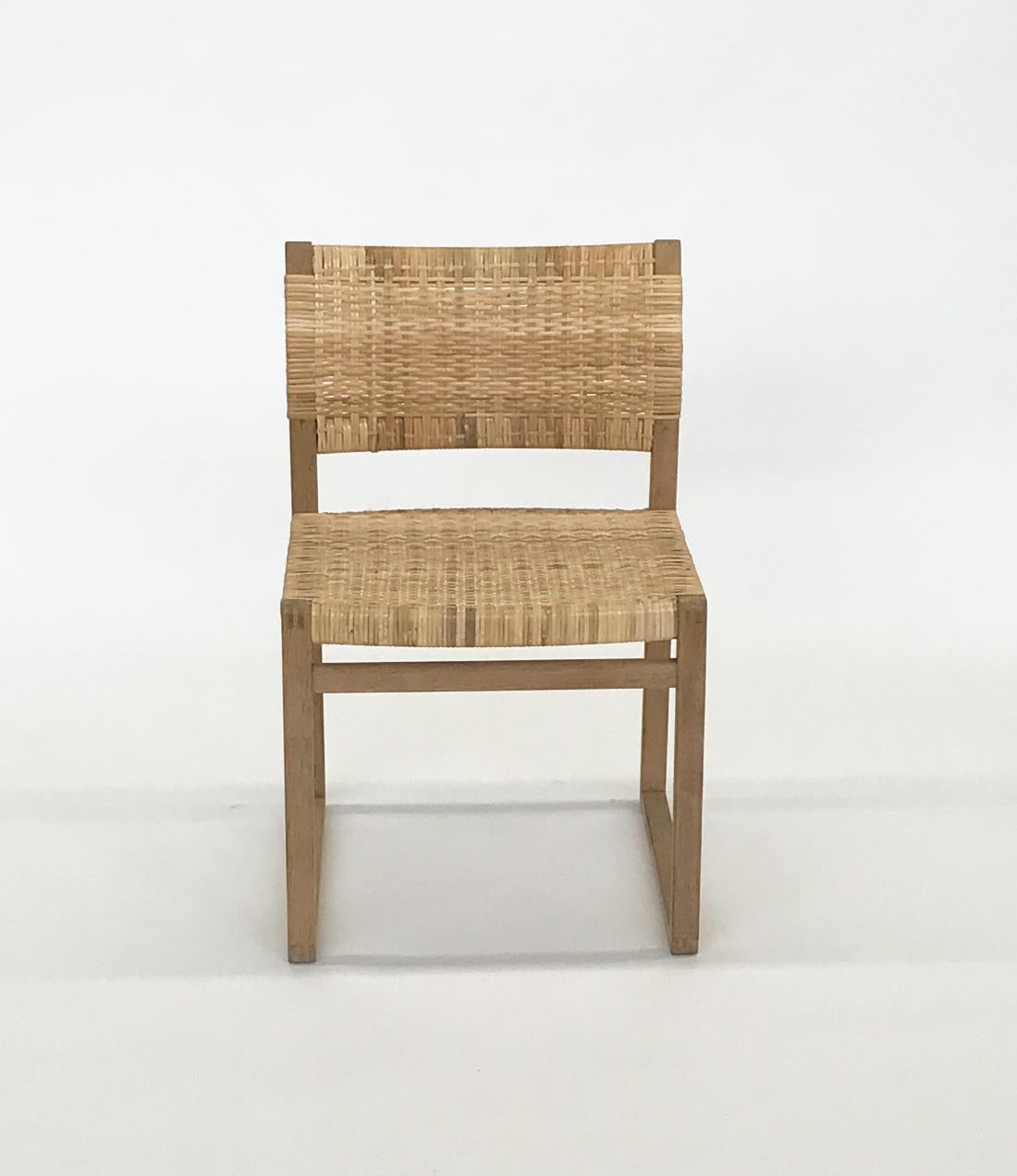 9 Chairs, Børge Mogensen, 2x Armchair Model BM-62 and 7x Chair Model BM ...