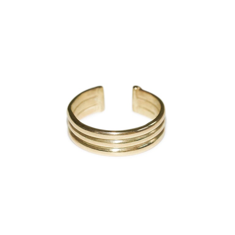 Customizable 9 Karat Adjustable Column Ring For Sale at 1stDibs