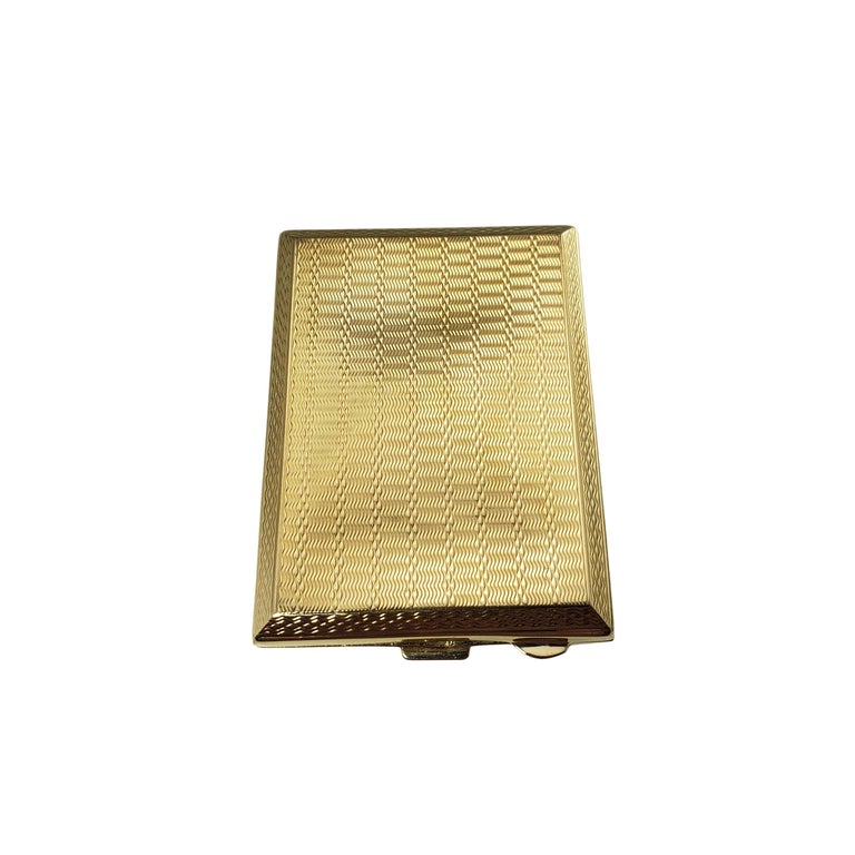 9 Karat Yellow Gold Card Case For Sale at 1stDibs