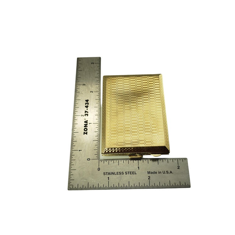 9 Karat Yellow Gold Card Case For Sale at 1stDibs