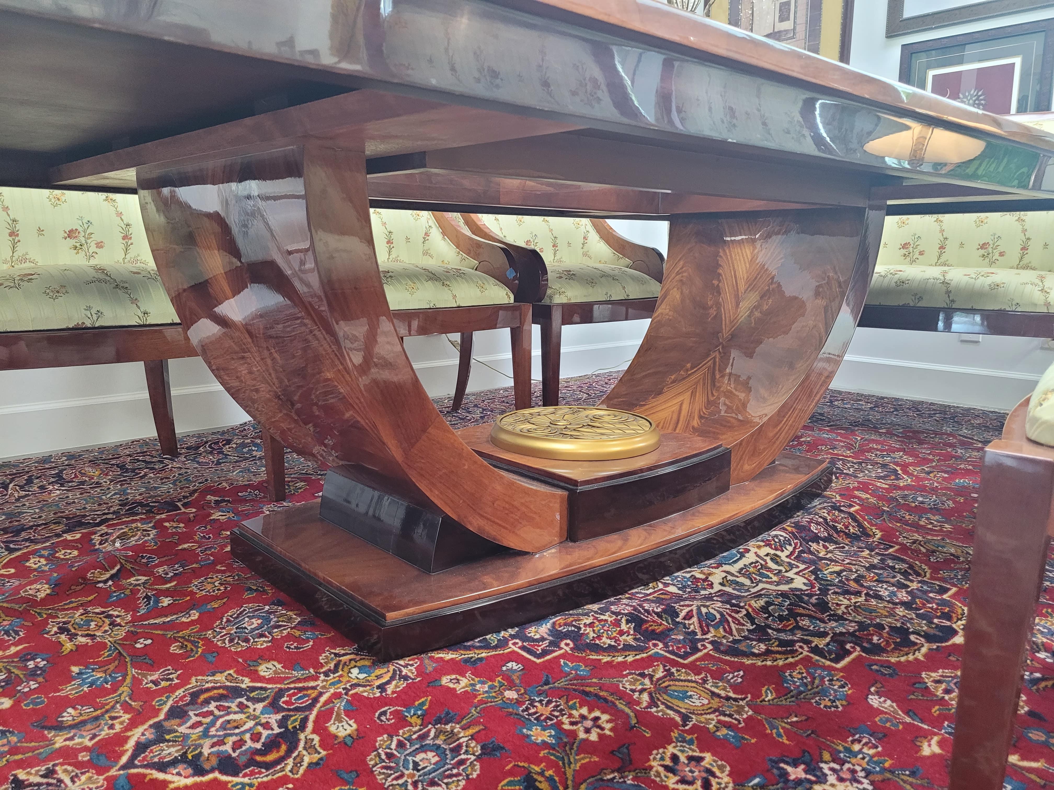 9 Piece English Art Deco Dining Set For Sale at 1stDibs | art deco ...