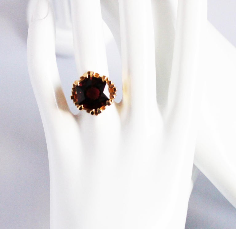 MAIKO NAGAYAMA 9.05 Carat Red Tourrmaline Contemporary Haute Cocktail ...