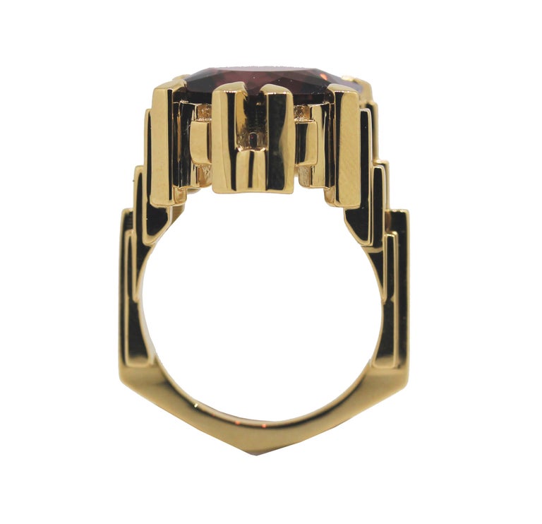 MAIKO NAGAYAMA 9.05 Carat Red Tourrmaline Contemporary Haute Cocktail ...