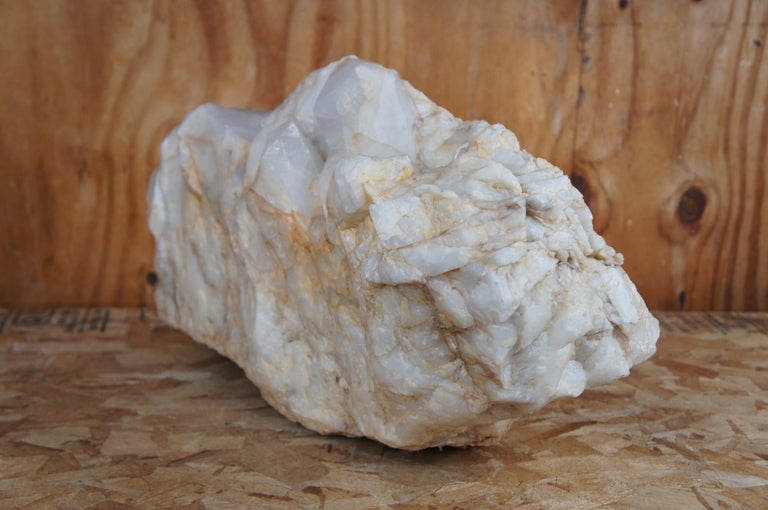 90lb Natural White Quartz Crystal Rock Stone Formation Healing Cluster ...