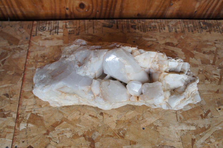 90lb Natural White Quartz Crystal Rock Stone Formation Healing Cluster ...
