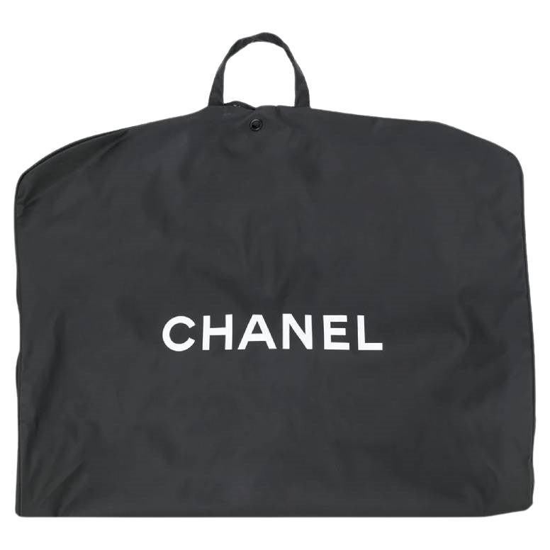 90s Chanel Vintage clipped logoed velvet clothes hanger at 1stDibs