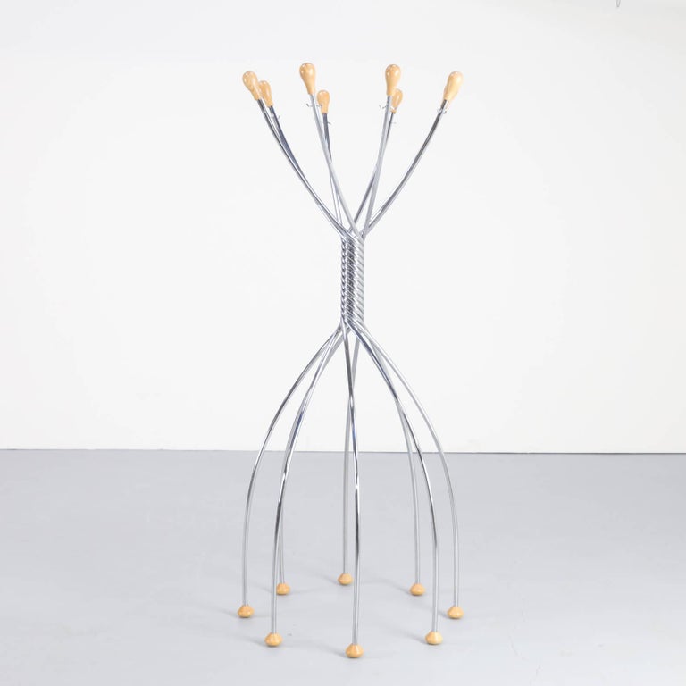 1990s De Pas, Lomazzi and D’urbino ‘Octopus’ Freestanding Coat Rack for ...