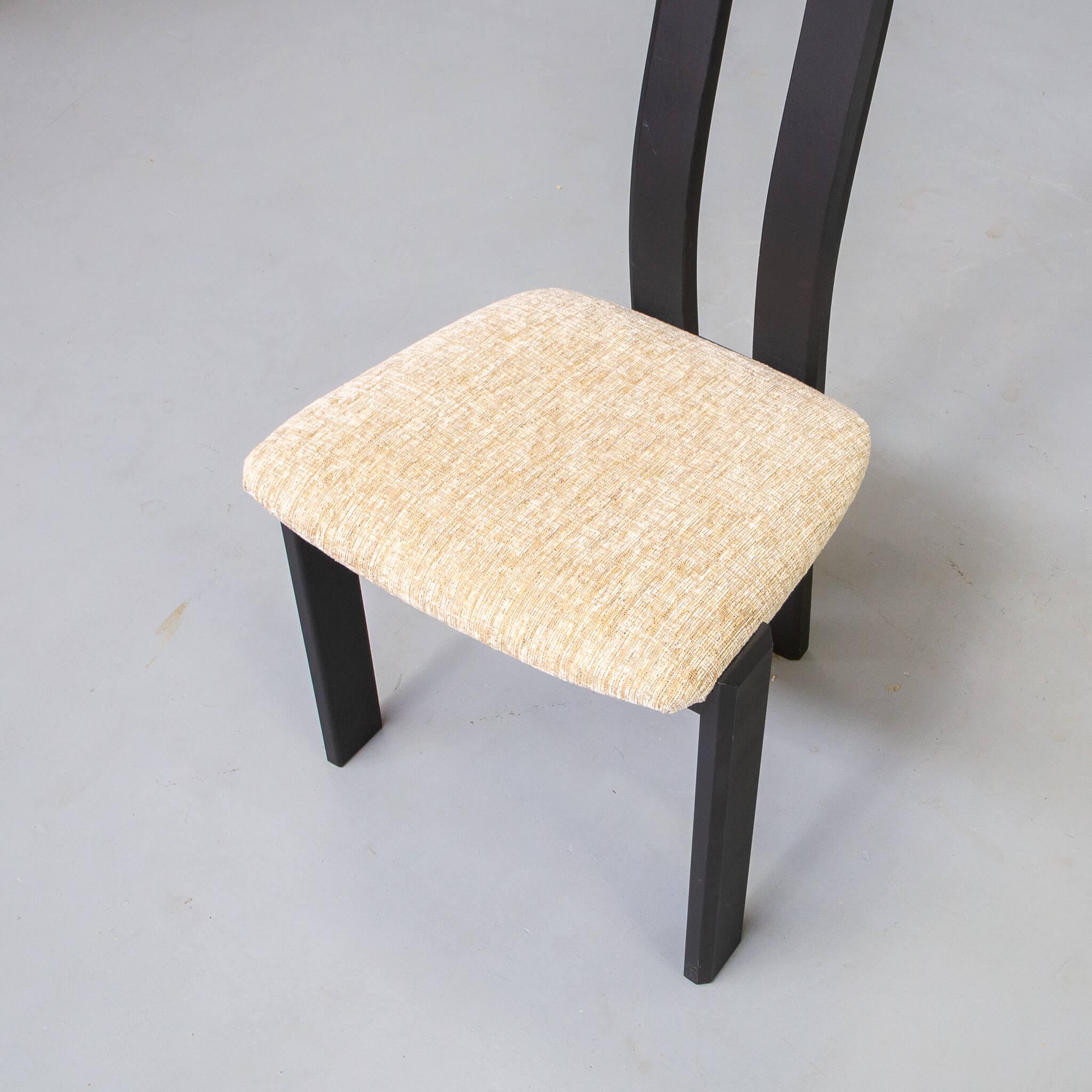 90s High Back Laminated Wood Dining Chair Set/6 For Sale at 1stDibs ...