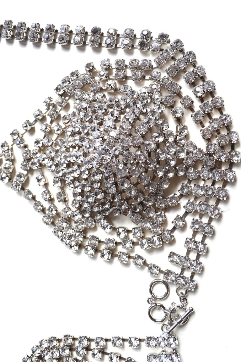 90s Rhinestone Bra/ Body Jewelry at 1stDibs | jewelry bra, rhinestone ...