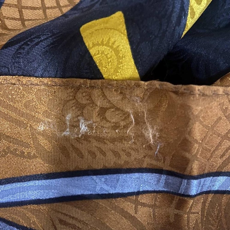 90s Roberta di Camerino Vintage dogs printed silk logoed foulard For ...