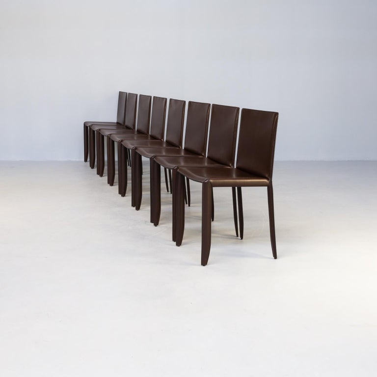 90s Studio Kronos ‘Piuma’ Chairs for Cattelan Italia Set/8 For Sale at ...