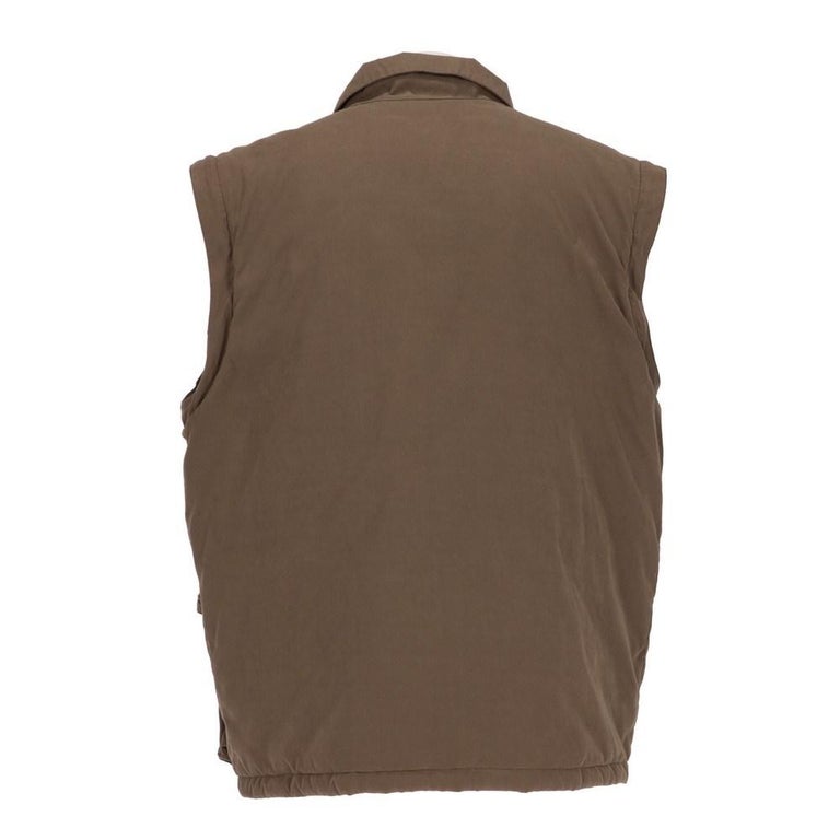 90s Timberland brown jacket with removable sleeves For Sale at 1stDibs