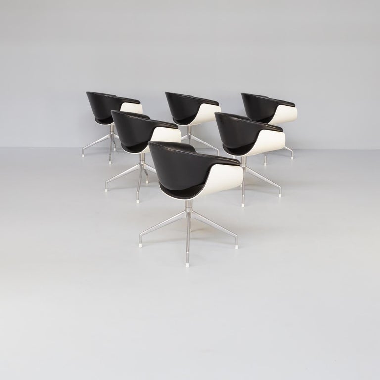 90s Uwe Fischer “Sina” Chair for B&B Italia Set/6 For Sale at 1stDibs