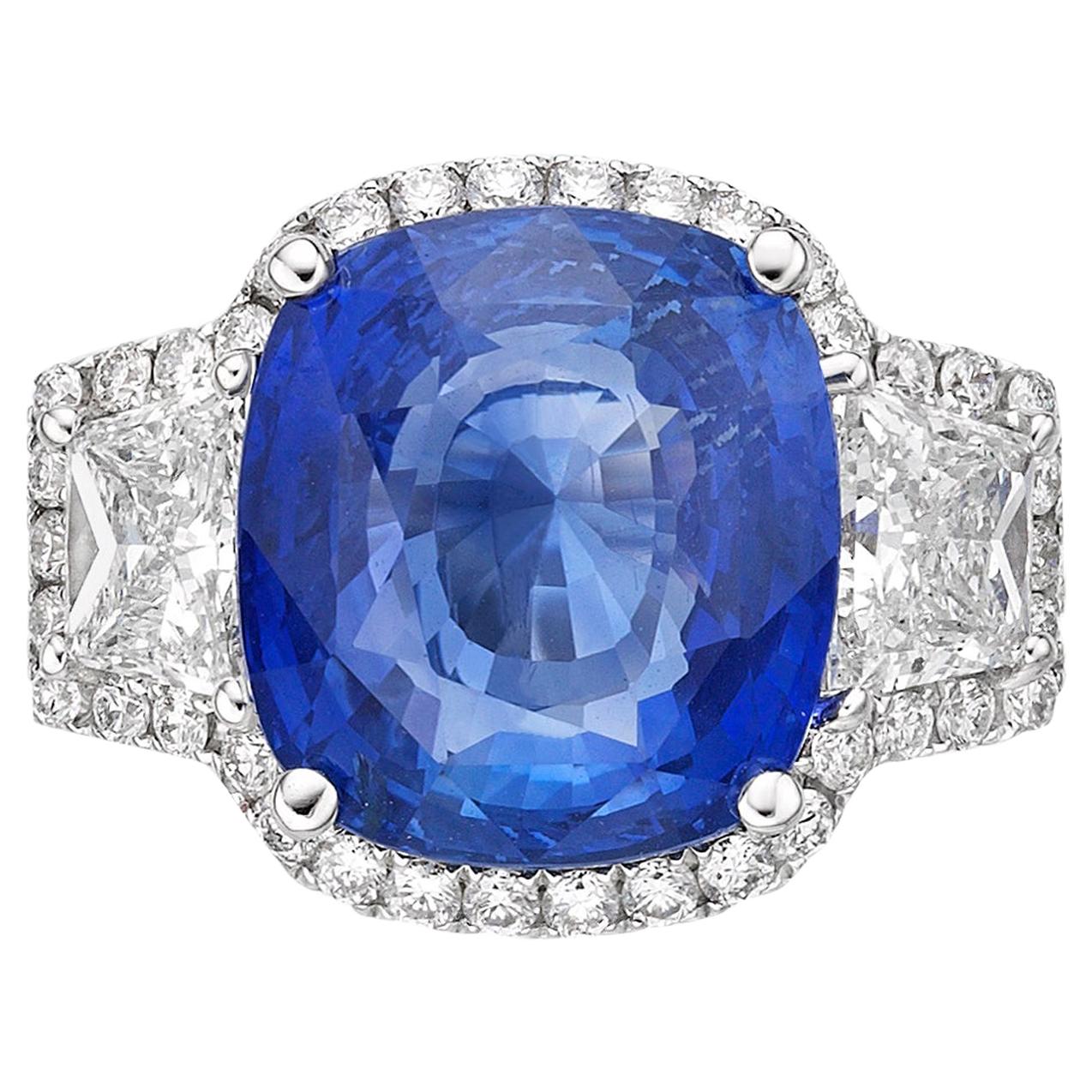 GIA Certified 10Ct Natural Ceylon Yellow Sapphire, Blue Sapphire and ...