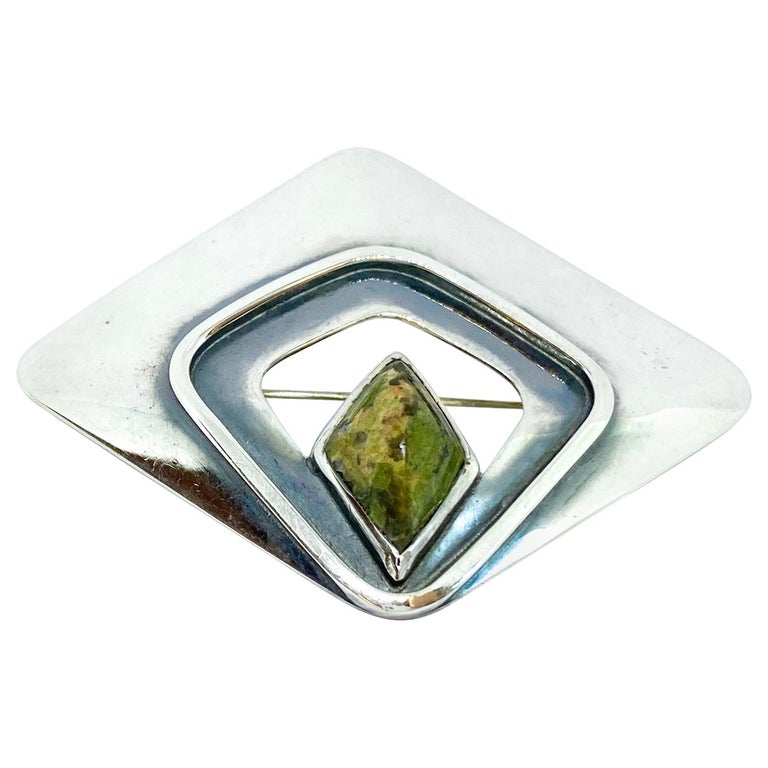 916H Silver Helsinki Finland 1963 Mauno Honkanen Tillander Brooch For ...
