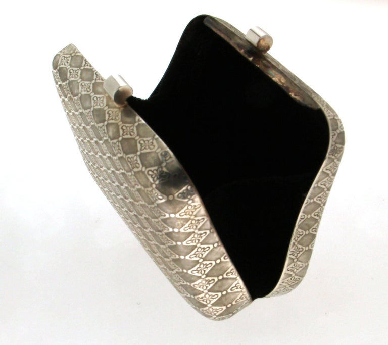 925 Karat Silver Bag at 1stDibs