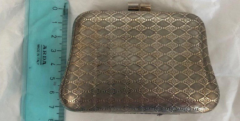 925 Karat Silver Bag at 1stDibs