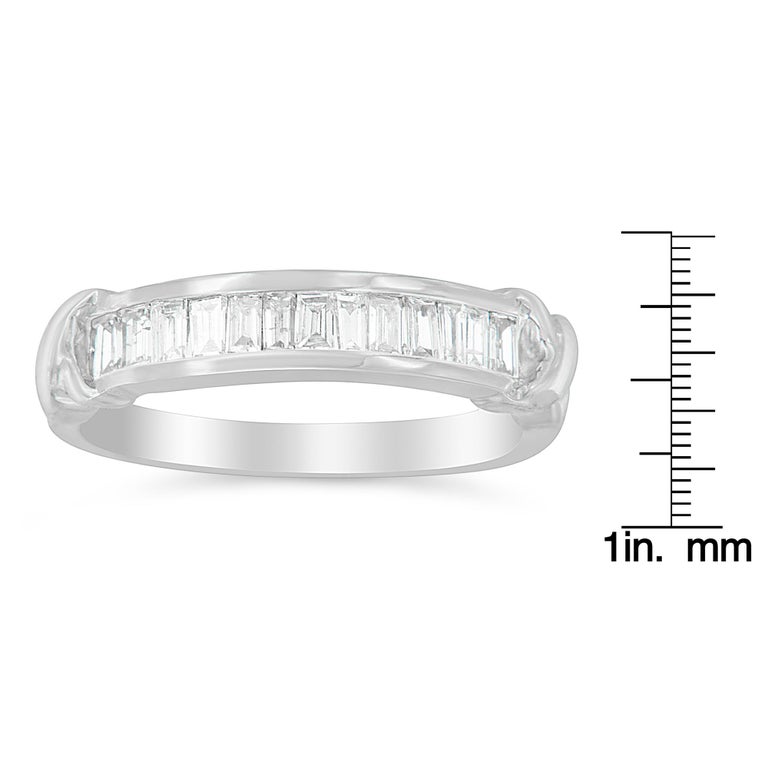 Customizable .925 Sterling Silver 1/2 Carat Diamond Channel Set X ...