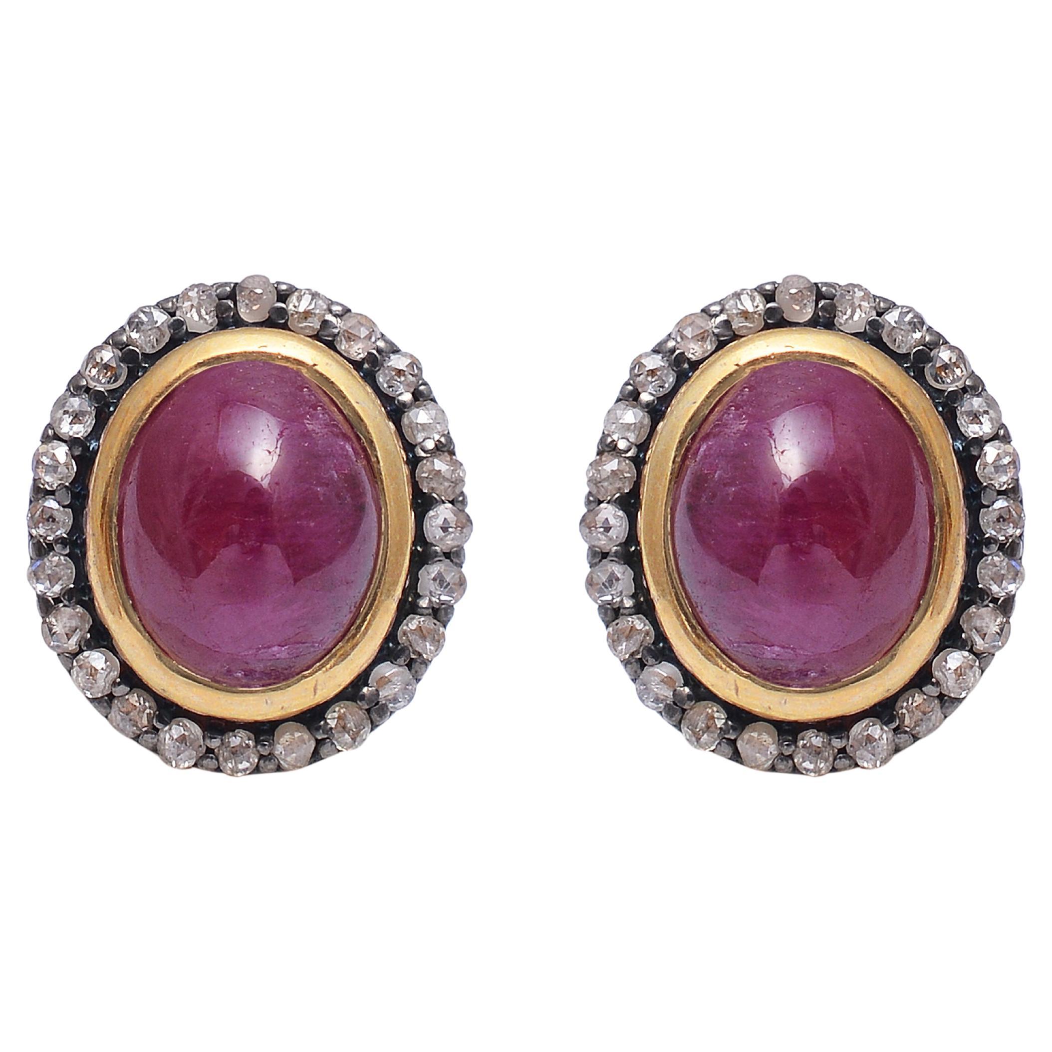 925 Sterling Silvers 2.88ct Diamond and 24.40cts Ruby and 30.55cts ...