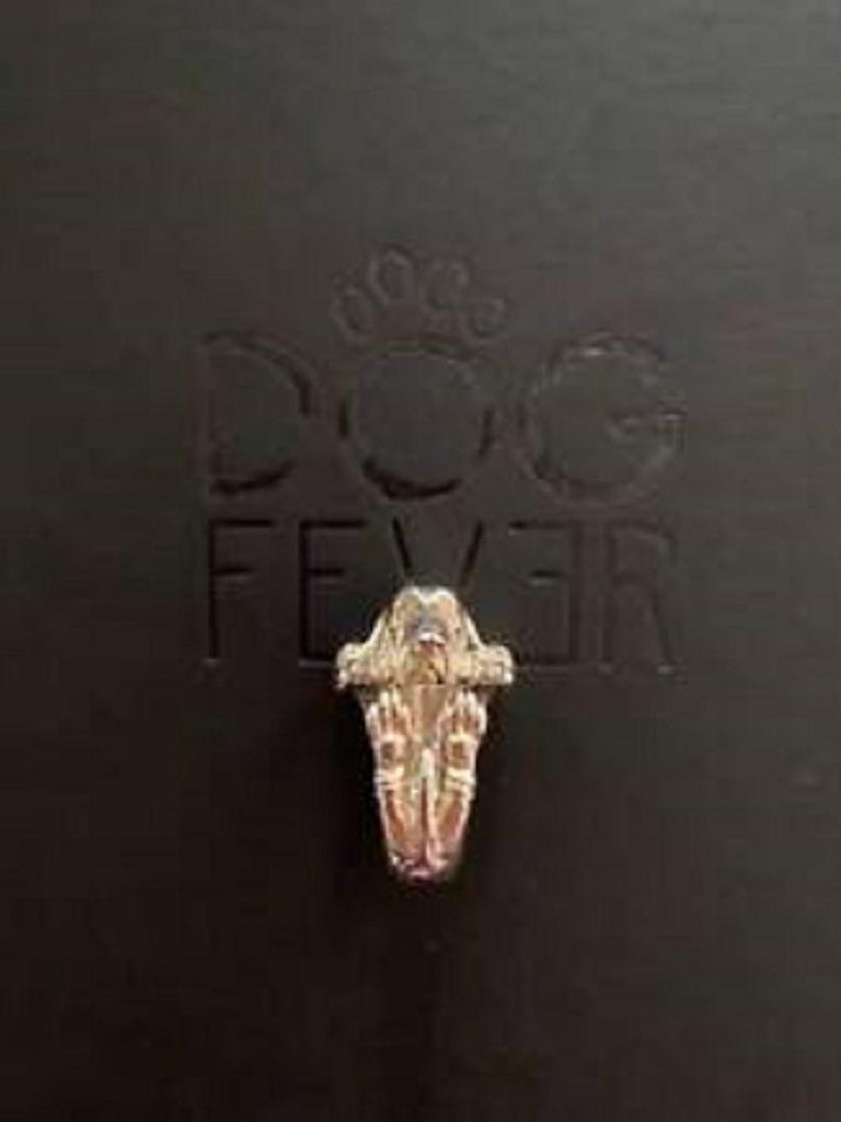 925 Sterling Silver Dog Puppy Animal Nature Basset Hound Statement Open ...