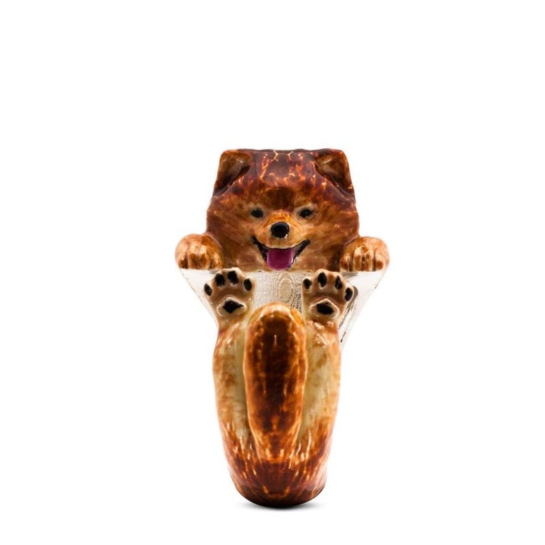 925 Sterling Silver Dog Puppy Animal Nature Cute Pomeranian Spitz ...