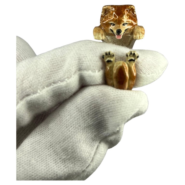925 Sterling Silver Dog Puppy Animal Nature Cute Pomeranian Spitz ...