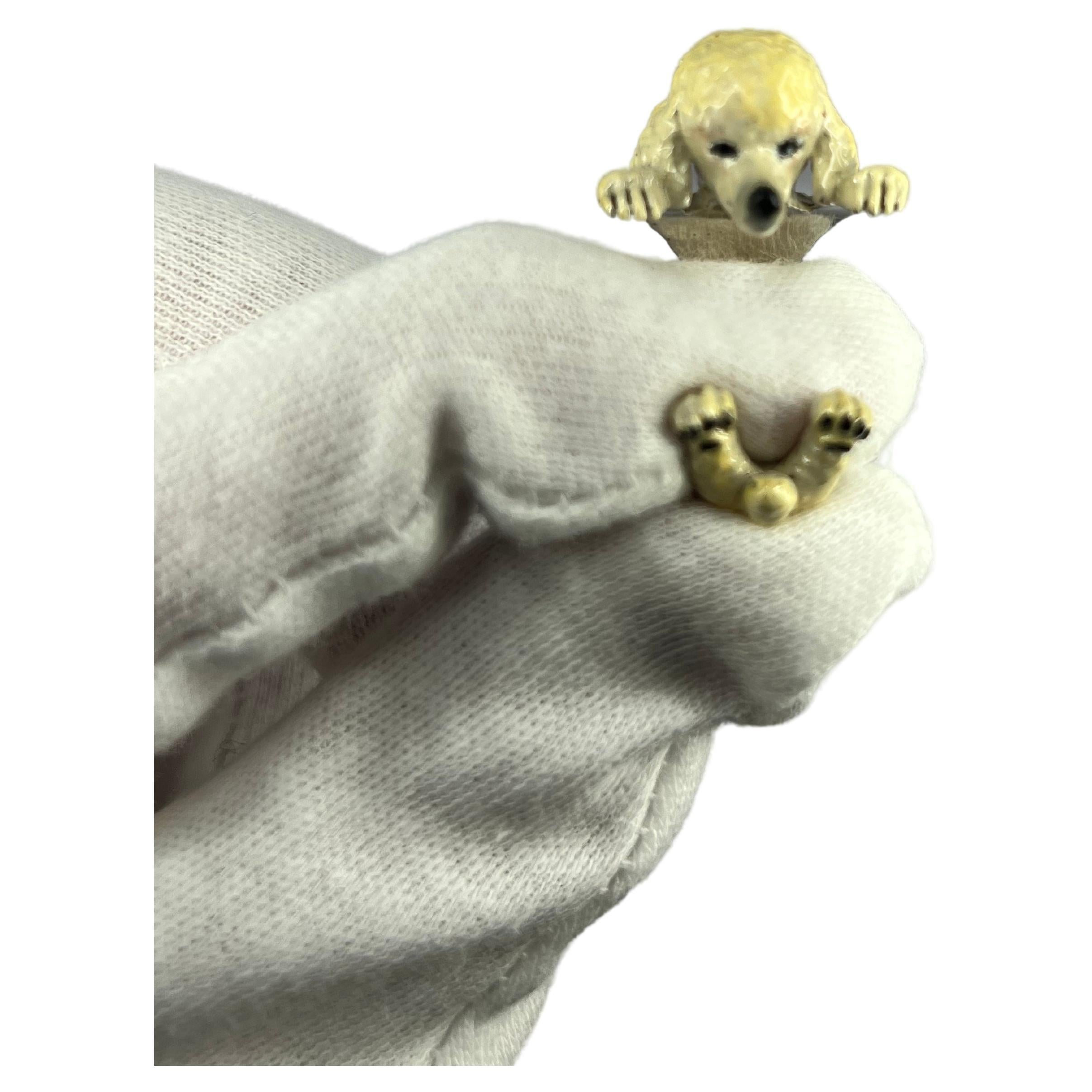 Diamond Pug Dog Ring at 1stDibs | pug ring, pug rings, diamond dog drink