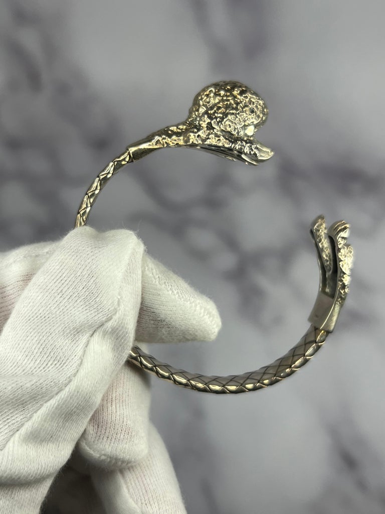 925 Sterling Silver Dog Puppy Animal Nature Hug Poodle Statement ...