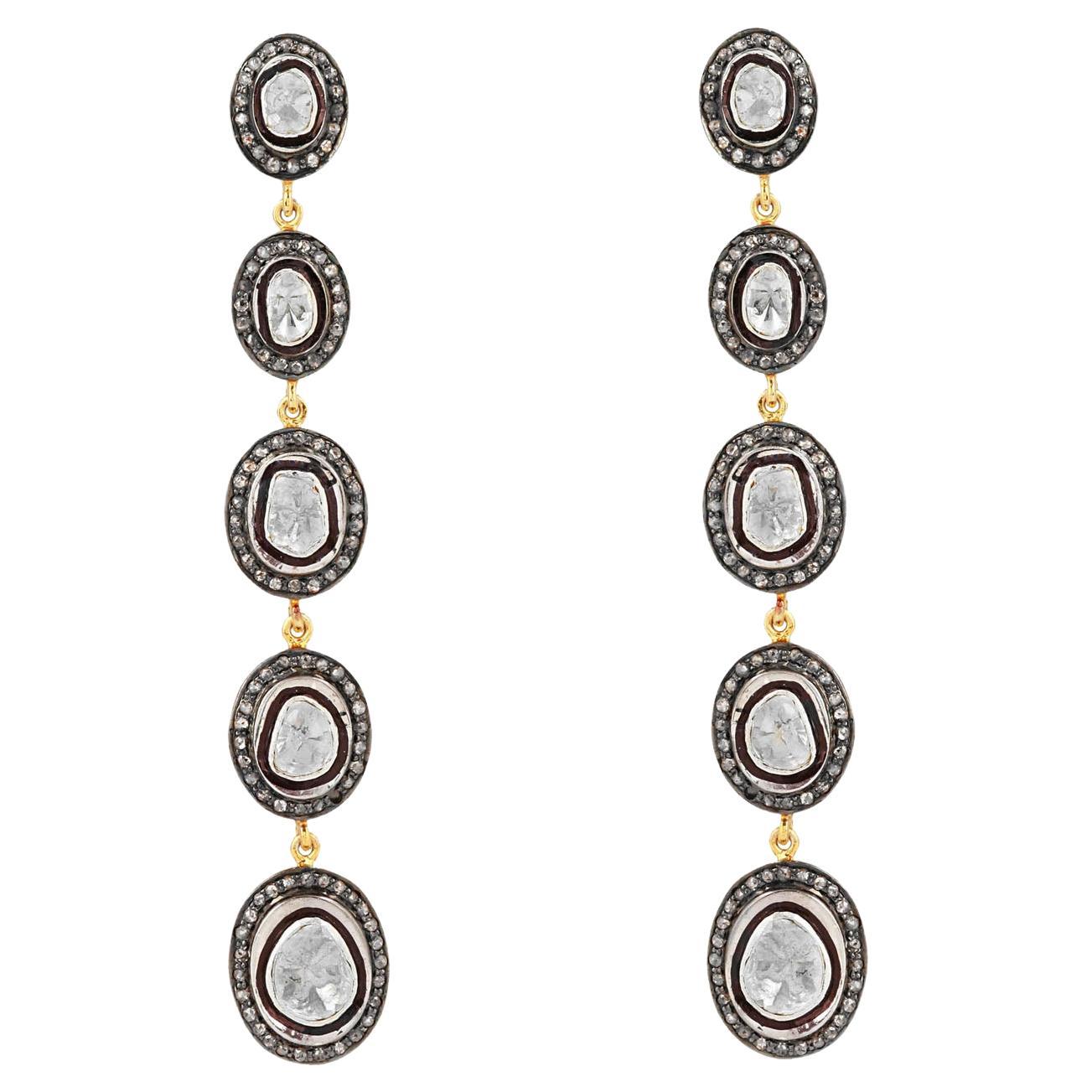 Sterling Silver Rainbow Titanium Druzy Dangle Drop Earrings 925 ...