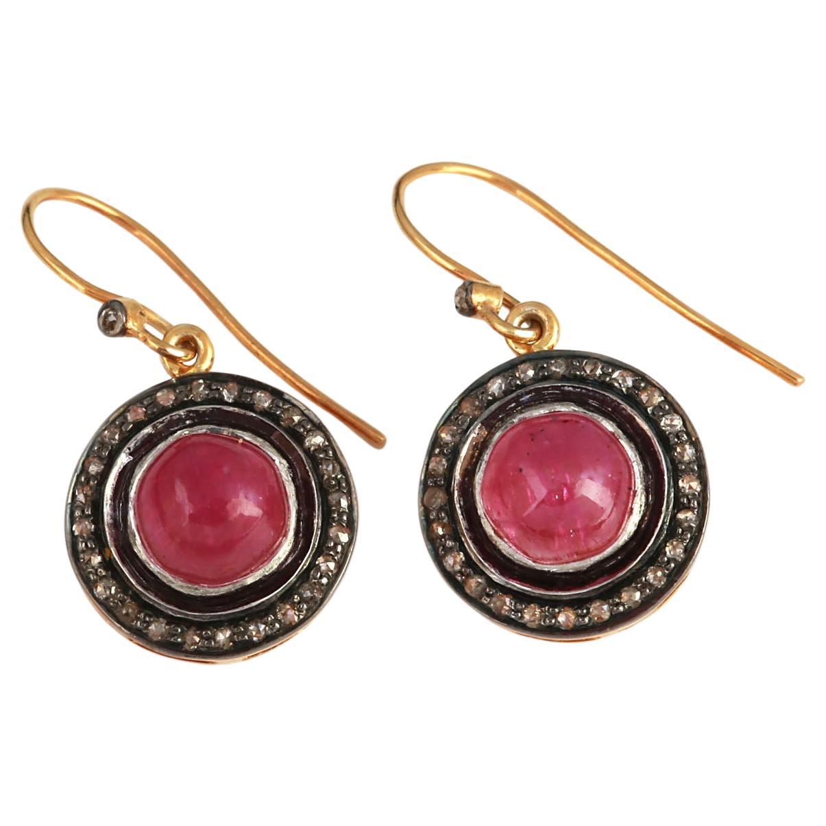 925 Sterling Silver Hook Earrings with 24.5 Carat Mother of Pearl For Sale at 1stDibs