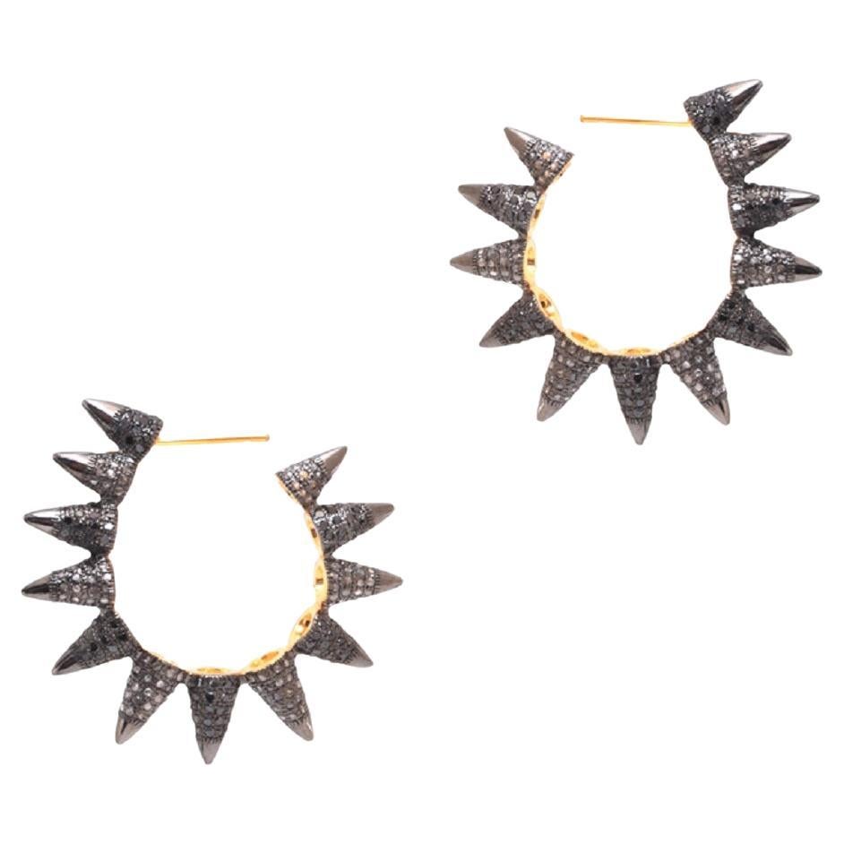 Swarovski Jean Paul Gaultier for Atelier Crystal Reverse Hoop Push Back ...