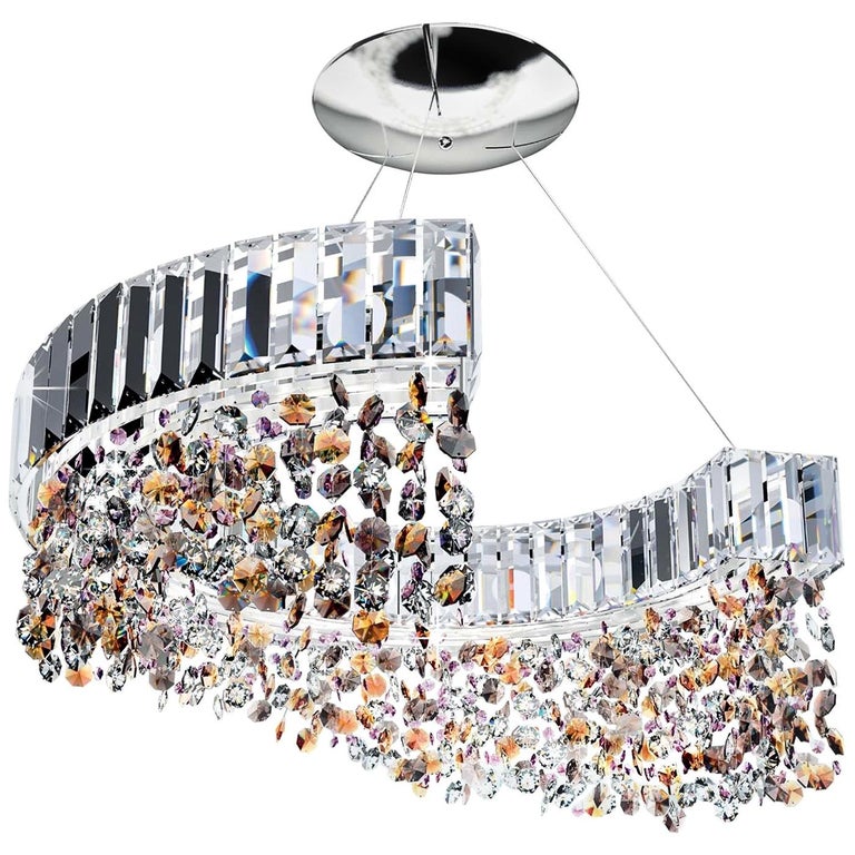 9260/S70 Colored Swarovski Lighting Fixture For Sale at 1stDibs